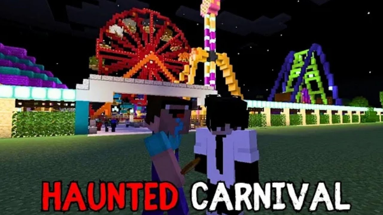 HAUNTED CARNIVAL Minecraft Horror Story in Hindi - YouTube