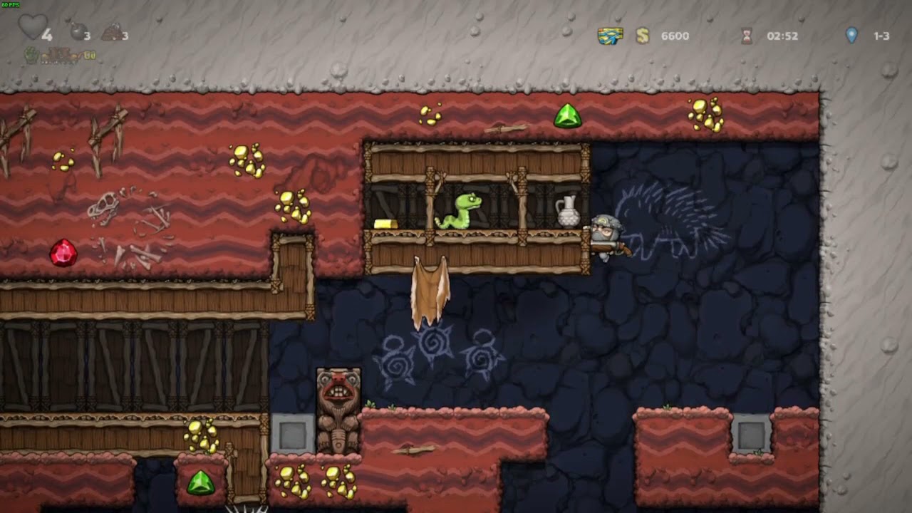 Jumping 7 Tiles in Spelunky 2 - YouTube