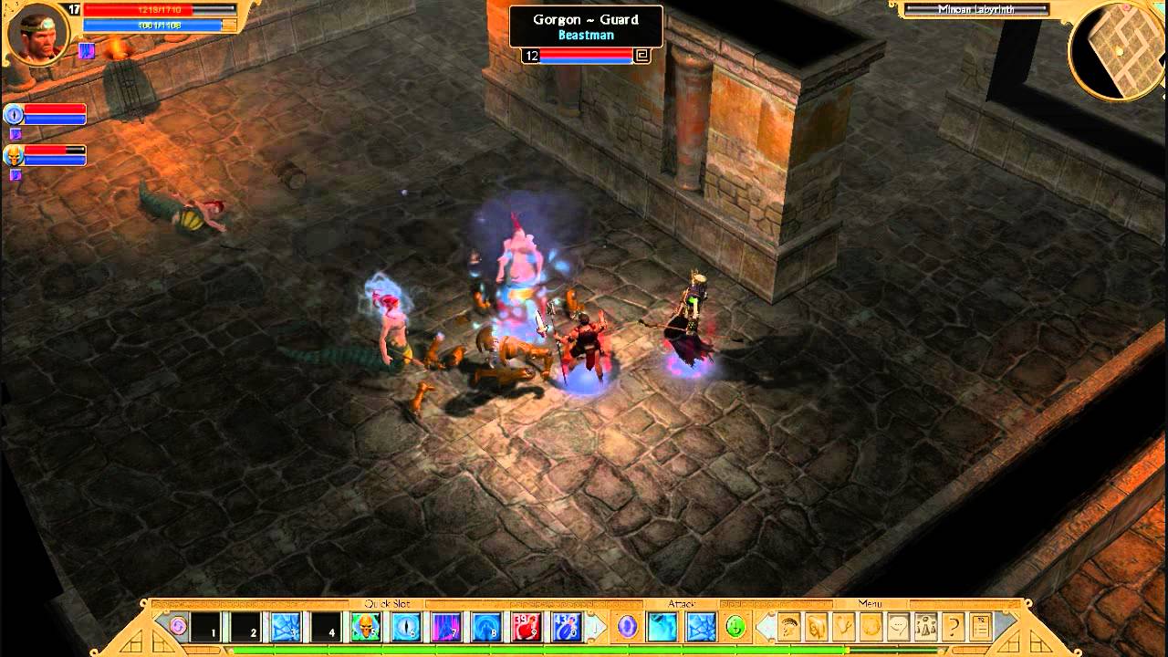 Harmless Plays Titan Quest ep 37 - Minoan Labyrinth Continued - YouTube