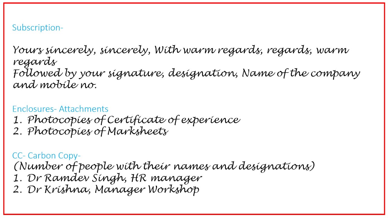 Formal Letter Writing | Beginner Level | Simple and Easy - YouTube