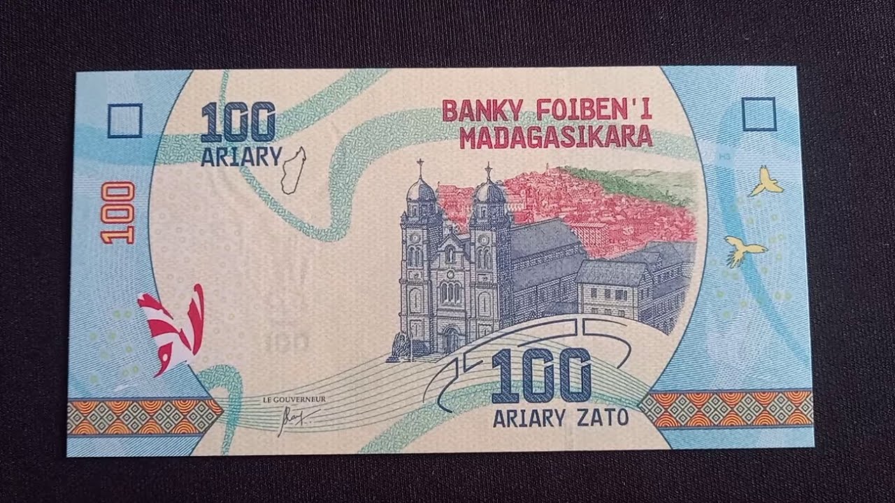 MADAGASCAR 100 Ariary (2017) | Banknote Encyclopedia - YouTube