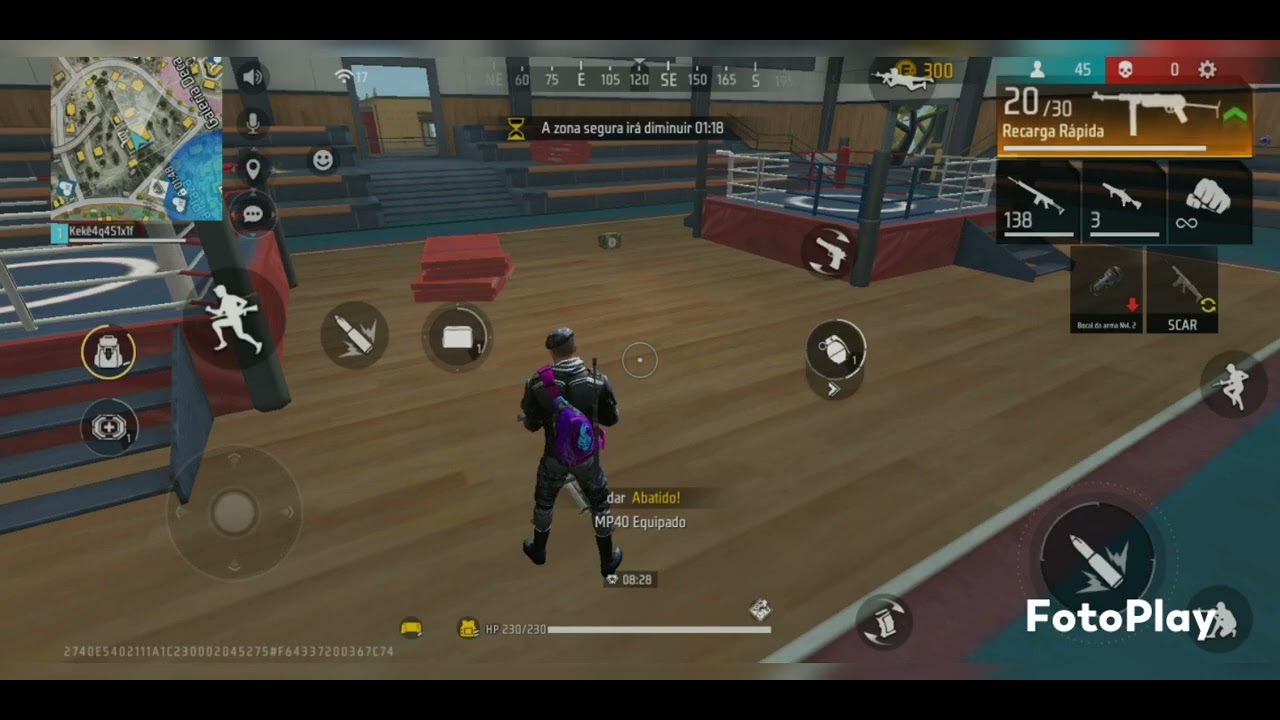 jogando free fire - YouTube