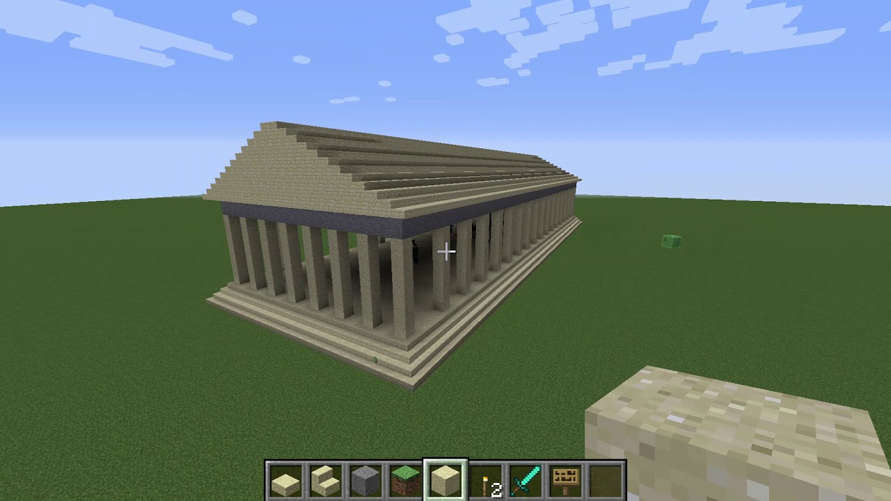 Minecraft Parthenon by Zaki A - YouTube