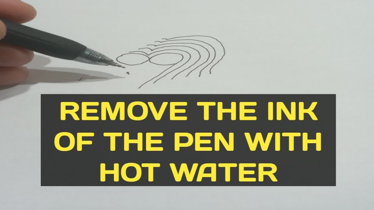BEST MAGIC, HOW TO REMOVE WRITING FROM PEN INK ON PAPER USING HOT WATER ...