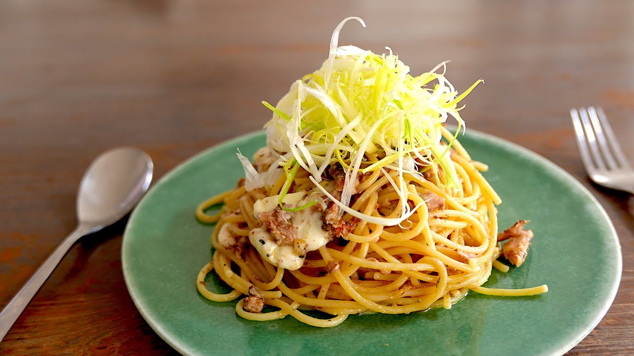 Spaghetti aux Sardine en Boîte | Recette pour 1 | wa's Cuisine | サーディン ...