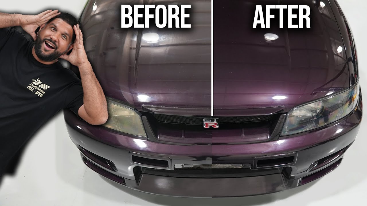 Detailing Johan's New R33 GTR - An Amazing Transformation - YouTube