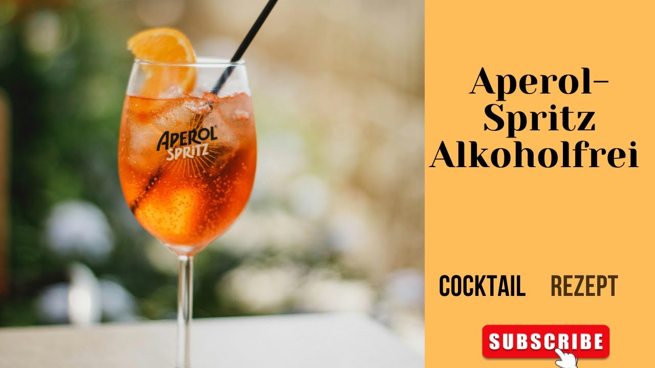 Perfekter Alkoholfreier Aperol Spritz|Aperol Spritz ohne Alkohol in 2 ...