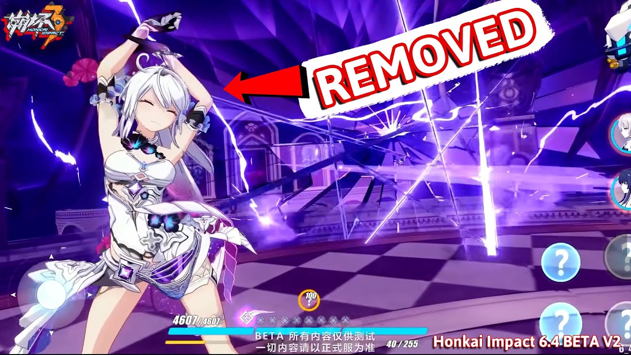 Mihoyo removed Kiana Herrscher of Finality pose - YouTube