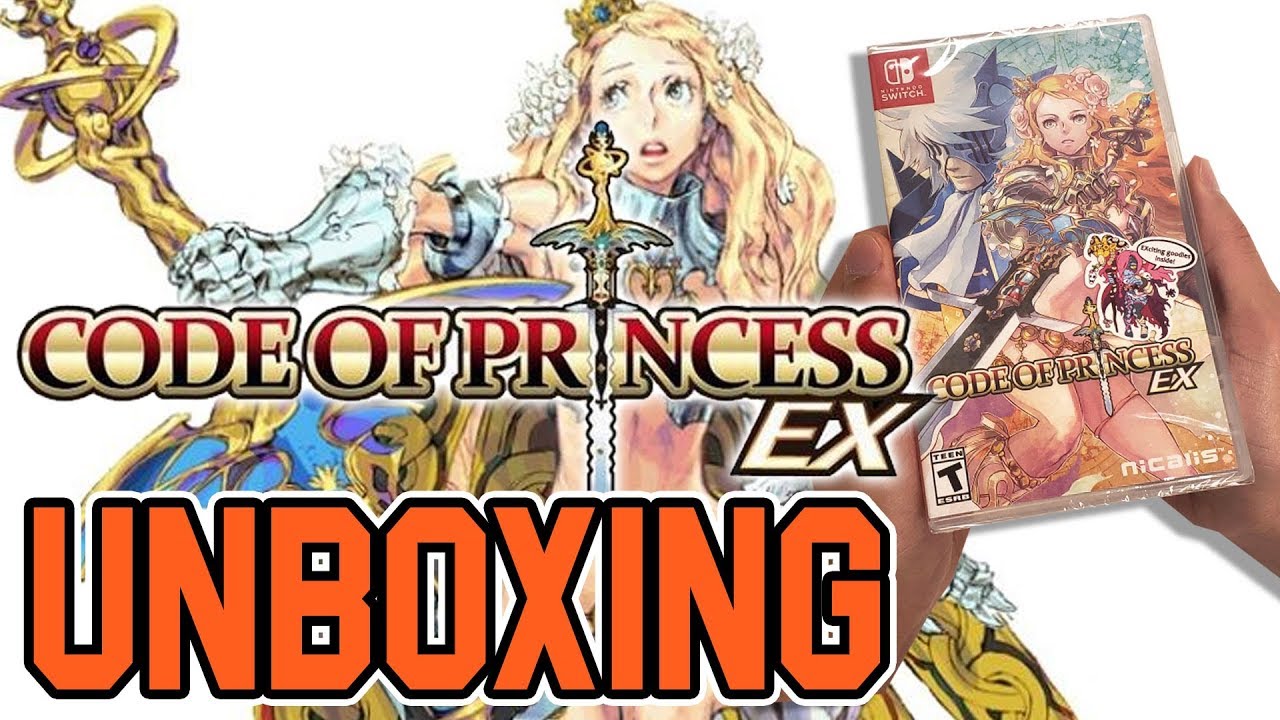 Code of Princess EX (Nintendo Switch) Unboxing!! - YouTube