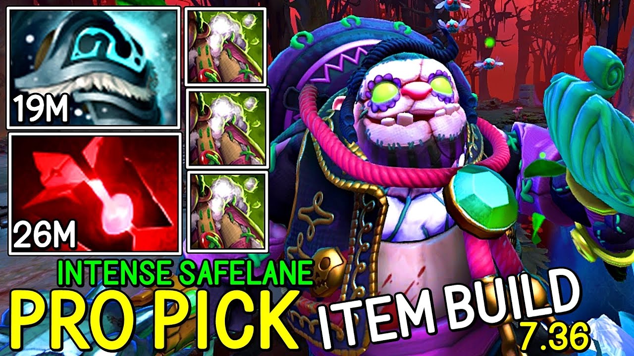 PRO PICK INTENSE Pudge 6000+ Hp Safelane Carry Fast Tanky Item Build ...