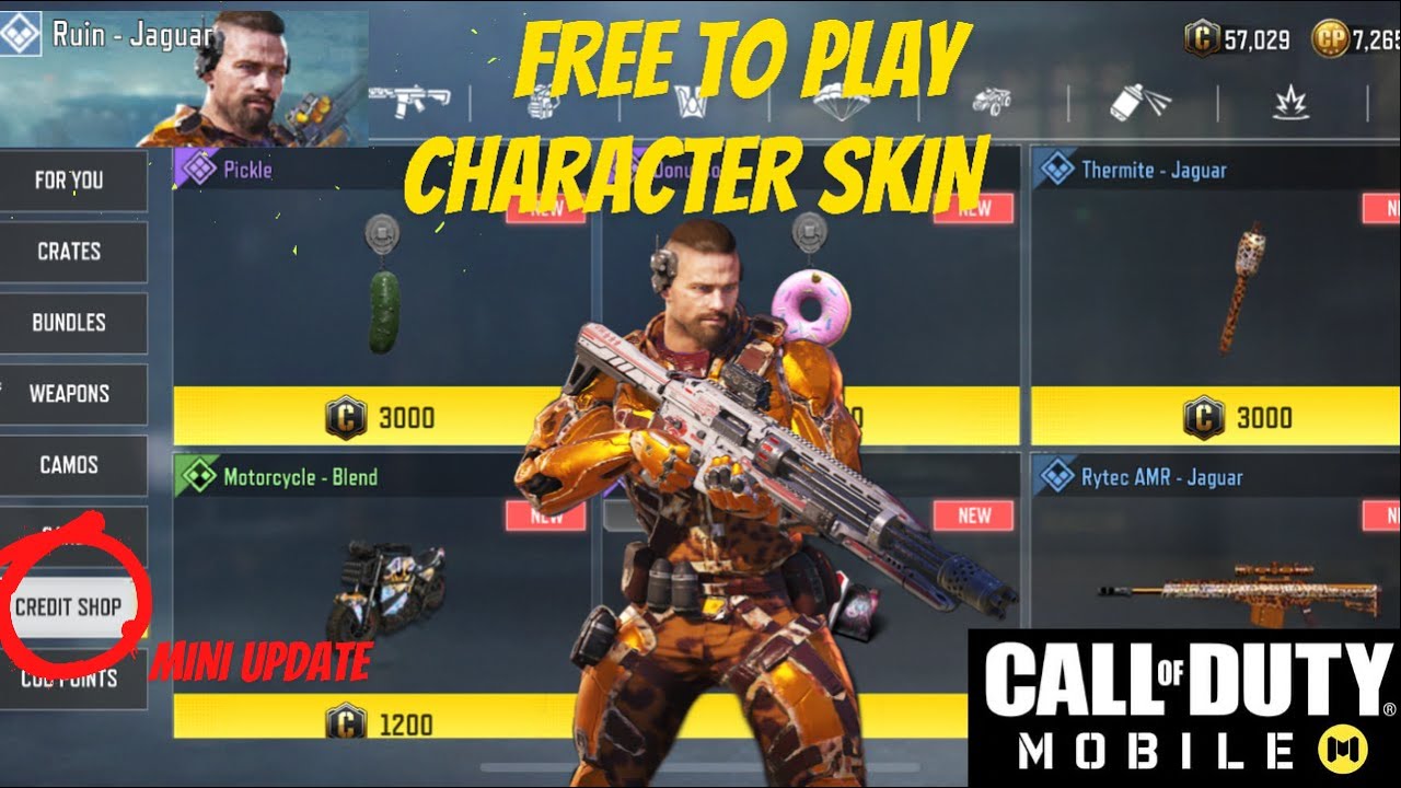 Ruin- Jaguar character skin| Credit shop Update| NO CP needed| COD ...
