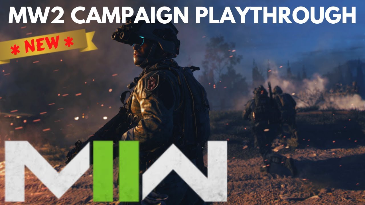 PLAYING the NEW MW2 CAMPAIGN!! [Part 1] - YouTube