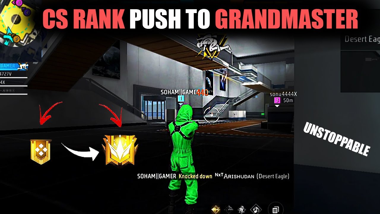 CS RANK GRAND MASTER PUSH 😀 💦 | Cs rank push | win every cs rank with ...