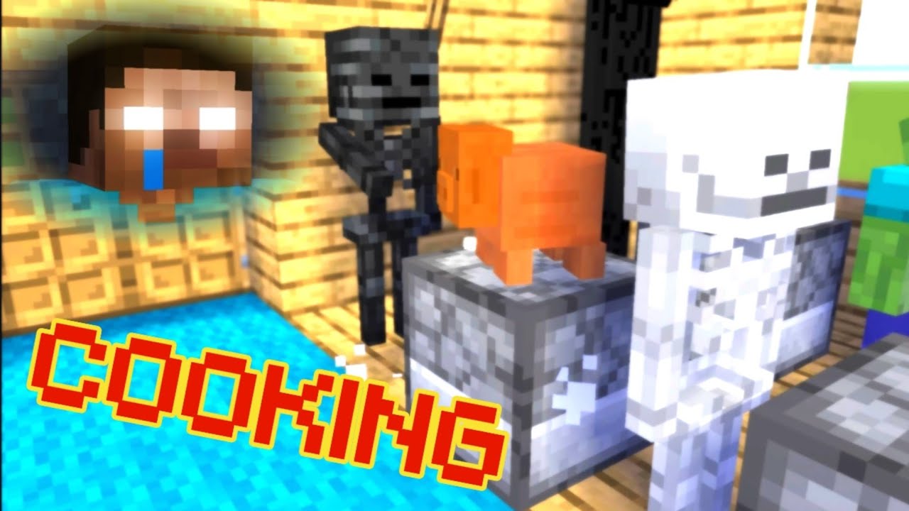 Monster School: Cooking - Minecraft Animation - YouTube