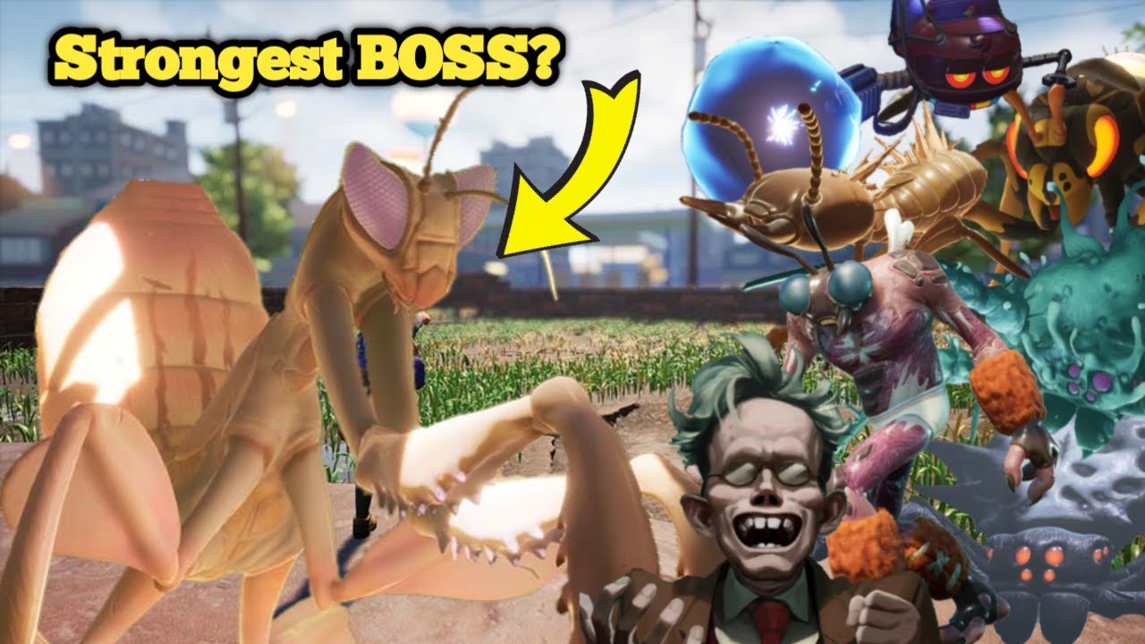 Orchid Mantis Takes On Every Boss In Grounded - YouTube