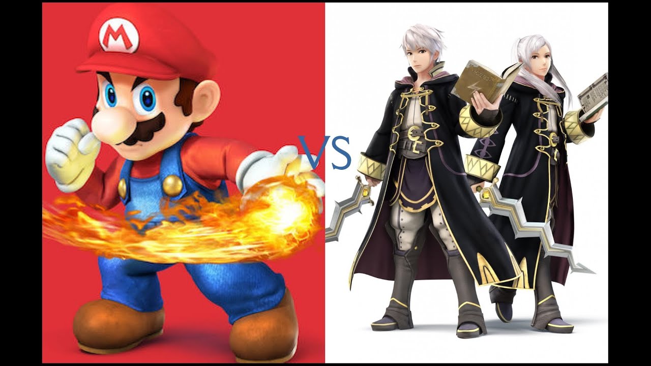 Super Smash Bros. for Wii U - Online Battles 32 (Mario VS Robin) - YouTube