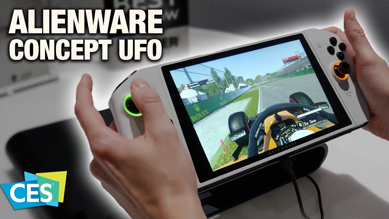 Alienware Concept UFO : j'ai testé la Nintendo Switch de DELL - YouTube