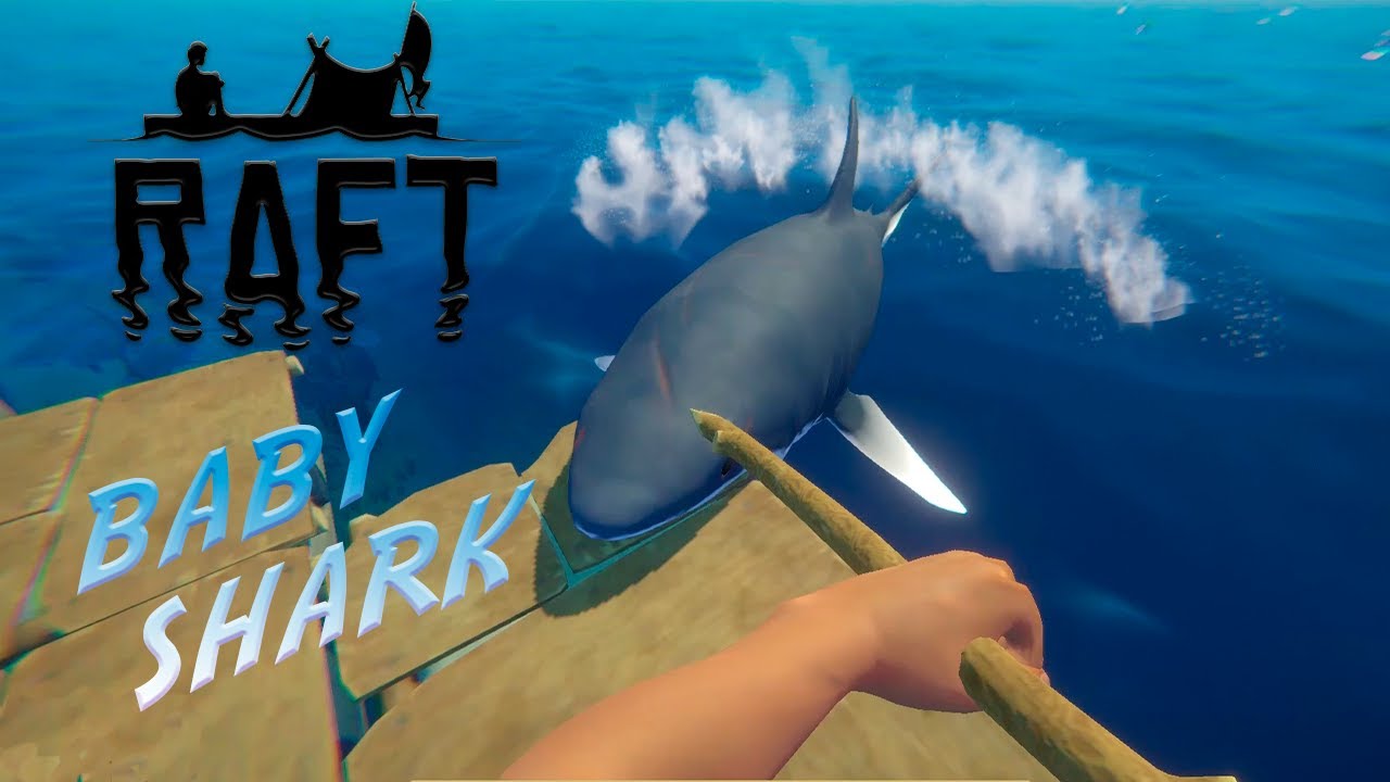 JOGUEI O JOGO DO BABY SHARK E OLHA NO Q DEU...( ͡~ ͜ʖ ͡°) | RAFT ...
