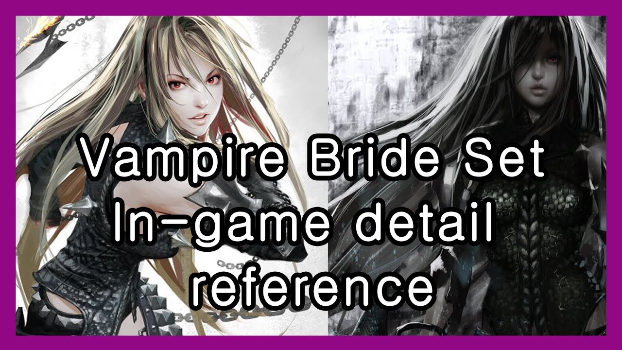 [Vindictus] Vampire Bride Set Outfit Details - YouTube
