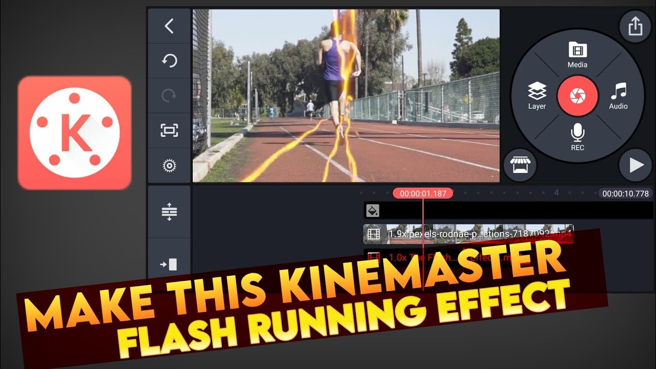 Running Flash Effect in Kinemaster | Magical effect | flash effect ...