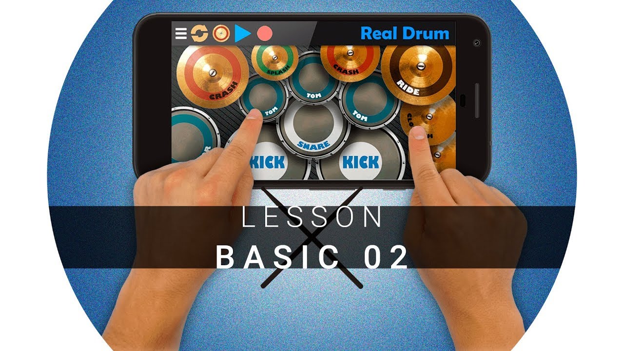 REAL DRUM: Lesson - Basic 02 - YouTube