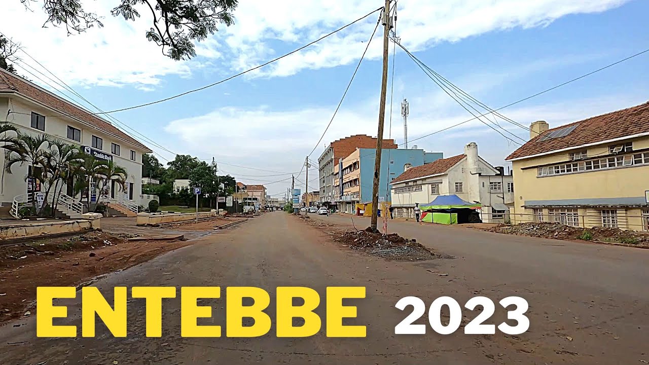 Wow! Entebbe Town Is Changing | New Entebbe Town Road, Construction ...
