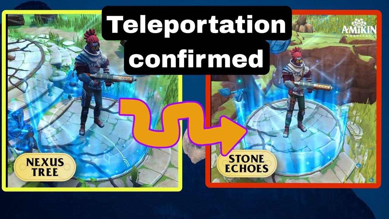 teleportation confirm | Nexus tree | Amikins survival update news - YouTube
