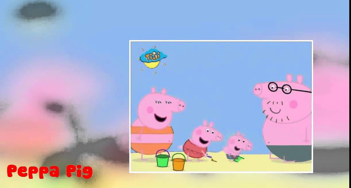 Peppa Pig at the Beach - Peppa Pig A La Plage | Peppa Pig 2015 HD - YouTube