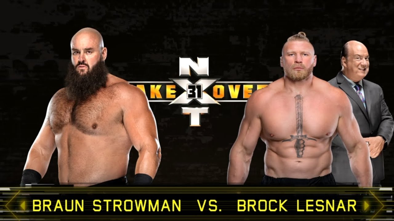 WWE 2K25 - Braun Strowman vs. Brock lesnar - Take over Match | PS5 ...