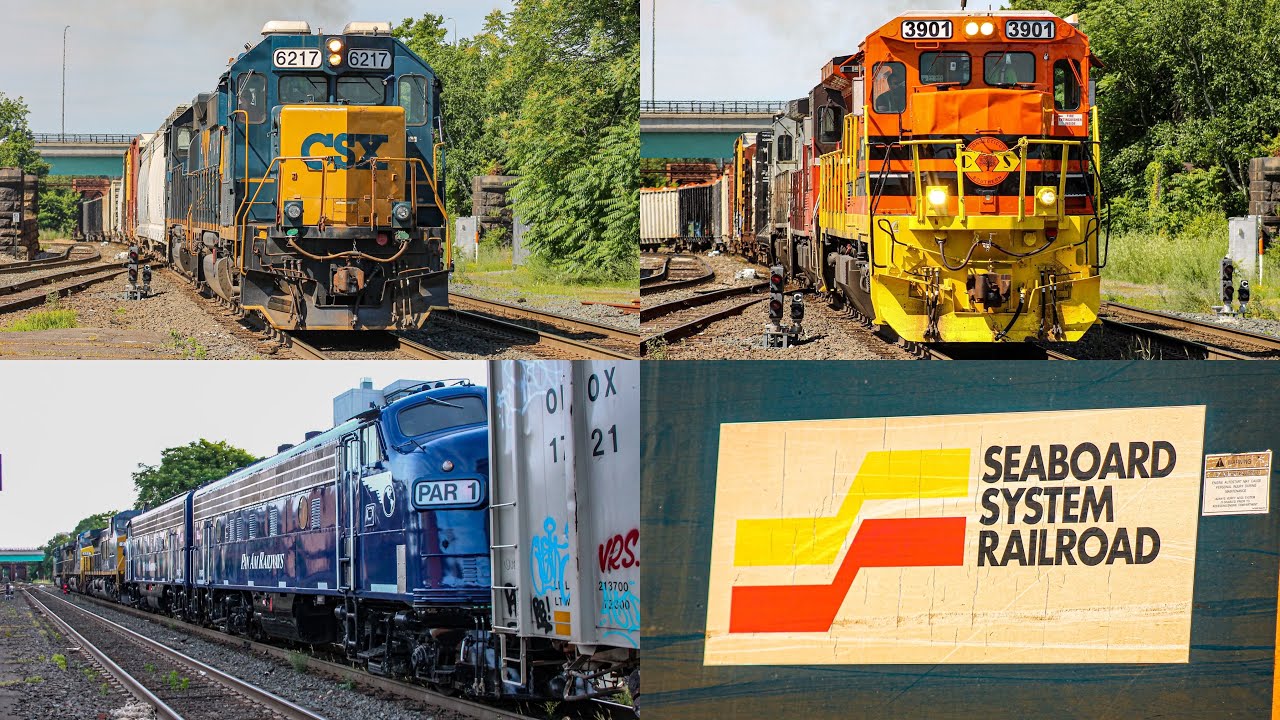 An Action-Packed Day Railfanning in Springfield MA 6/22/22 (Featuring ...