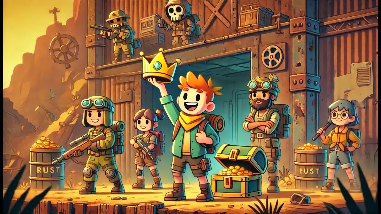 RUST - GOING ON A TREASURE HUNT WITH JOSH GOSH PRODUCTIONS - YouTube