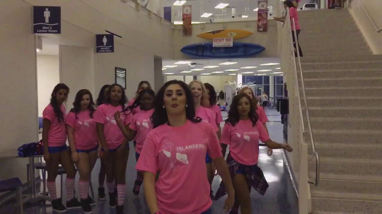 Islanders Dance Team Dig Pink 2016 - YouTube