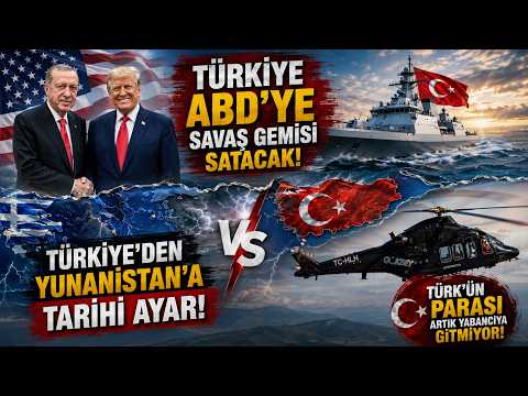 TÜRKİYE ABD’YE SAVAŞ GEMİSİ SATACAK | TÜRKİYE’DEN YUNANİSTAN’A TARİHİ AYAR | TÜRK’ÜN PARASI...