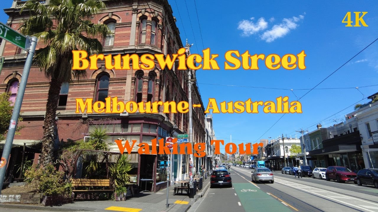 Brunswick Street Walking Tour - Melbourne - Australia - 4K - Thursday ...