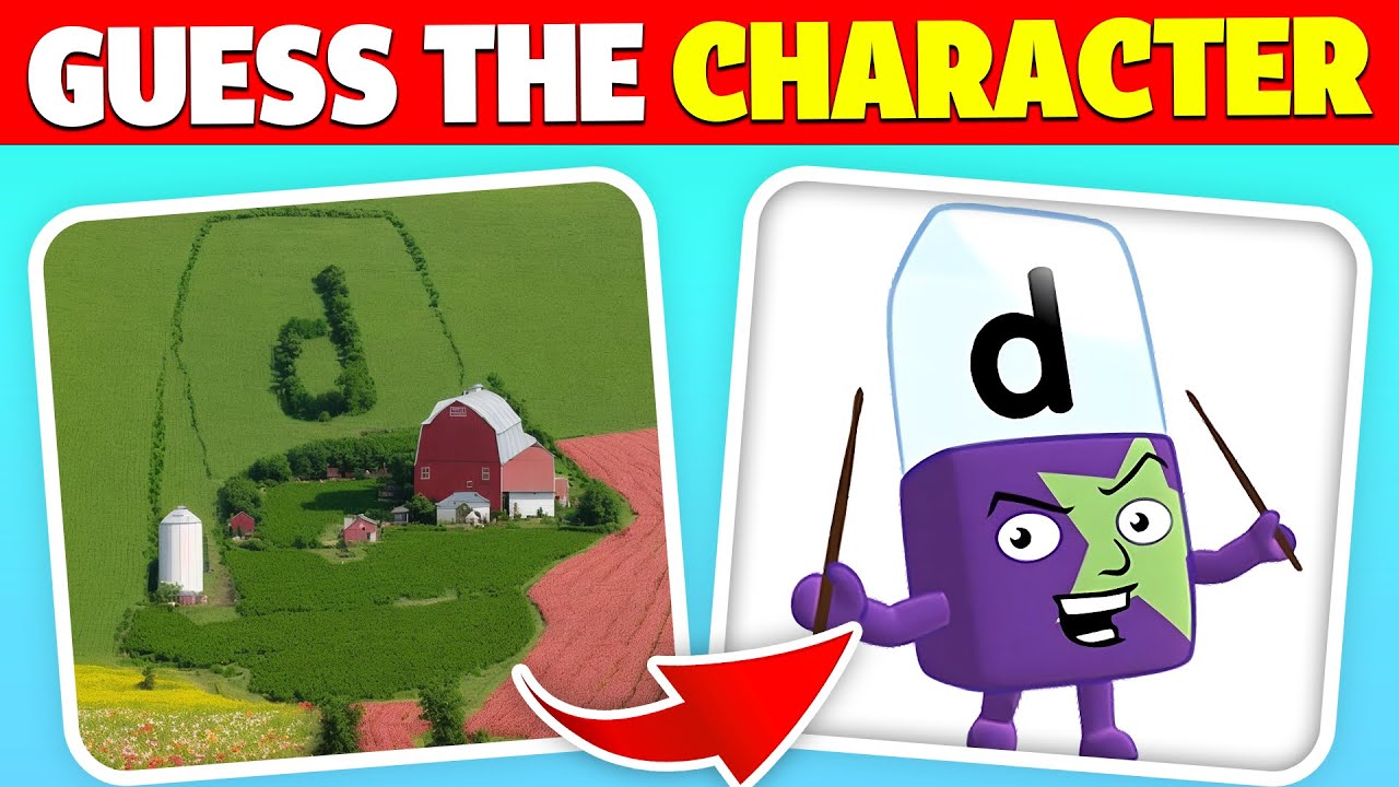 Guess the Hidden Alphablocks Characters by ILLUSION! 🔠💫 | Squint Your ...