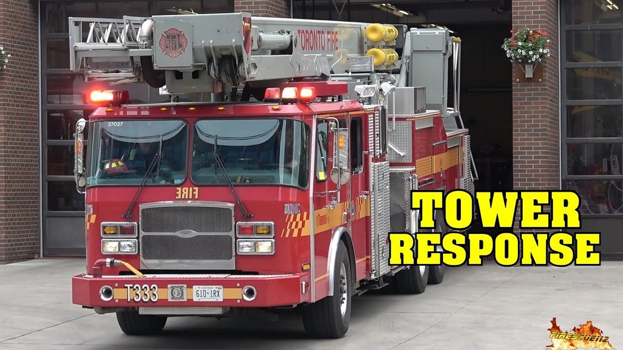[Where is the Driver?] - Toronto Fire | Tower 333 responding to a call ...
