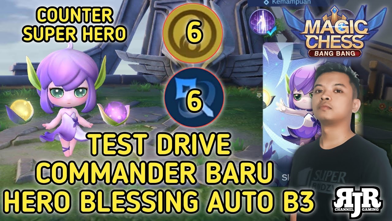 COMMANDER RYA SKILL 1 GAMEPLAY MAGICCHESS BANG-BANG MOBILE LEGENDS ...