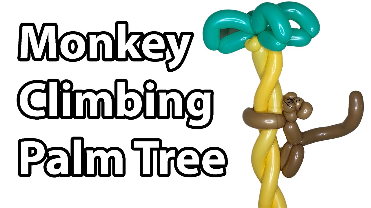 Balloon Monkey and Palm Tree - Twisting Tutorial - YouTube