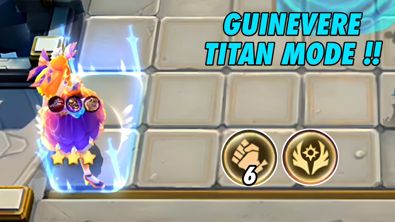 GUINEVERE TITAN MODE | BRUISER AND MONIYAN SYNERGY | MAGIC CHESS GO GO ...