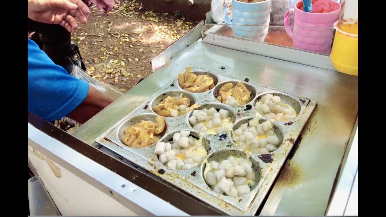 Bubble tapioca with egg- Cheap Indonesian Street Food - YouTube