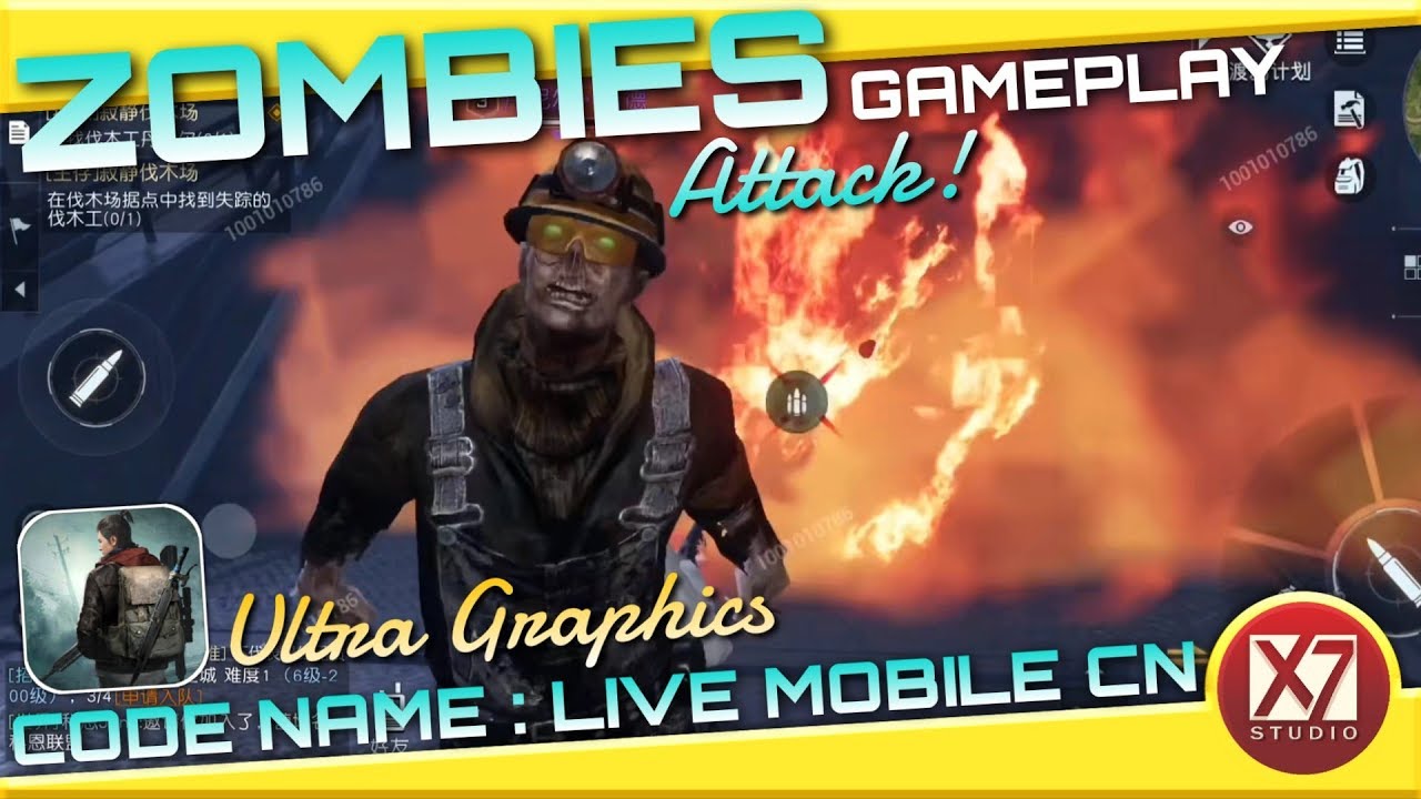 CODE LIVE (CN) | ZOMBIES ATTACK BETA GAMEPLAY ULTRA GRAPHICS ...
