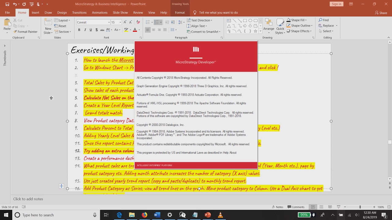 Launch Microstrategy Developer Tool Youtube 7032