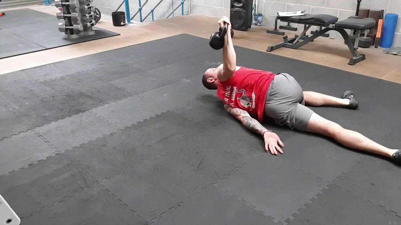 Kettlebell Shoulder Roll w/Arm Bar - YouTube