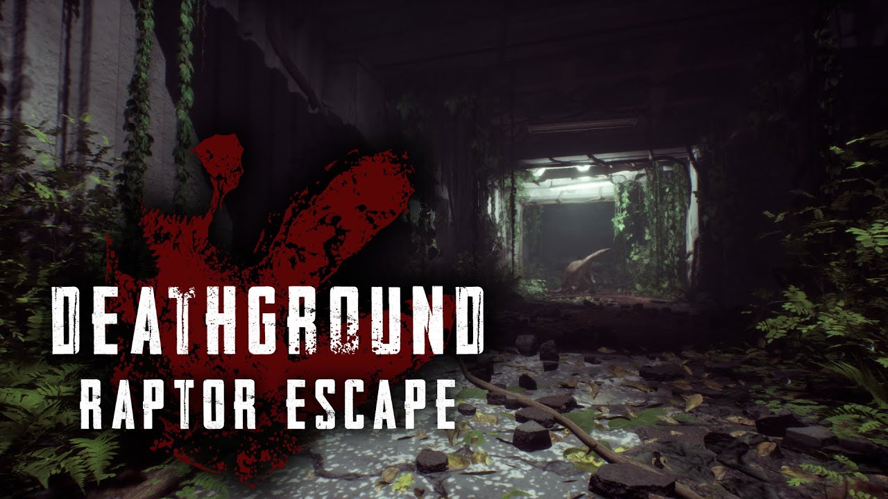 Deathground | Dinosaur Survival Horror Game | Raptor Encounter - YouTube