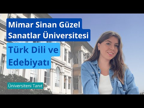 Mimar Sinan Güzel Sanatlar Üniversitesi Türk Dili ve Edebiyatı Bölümü