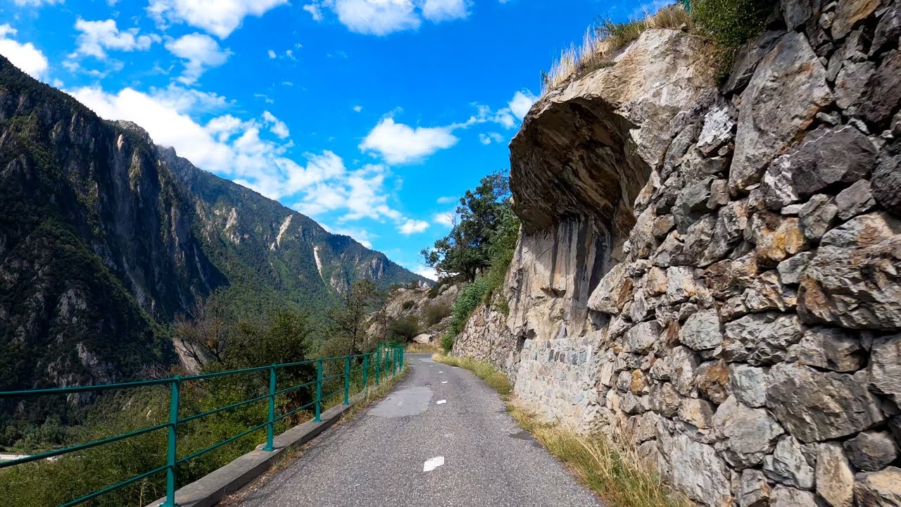 Driving the Lacets de Montvernier, France - YouTube