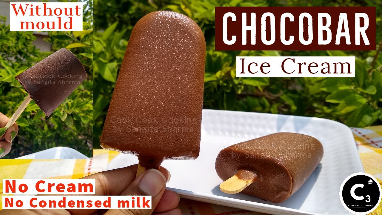 Chocobar Ice Cream Recipe : Homemade Choco bar recipe | Without mould ...