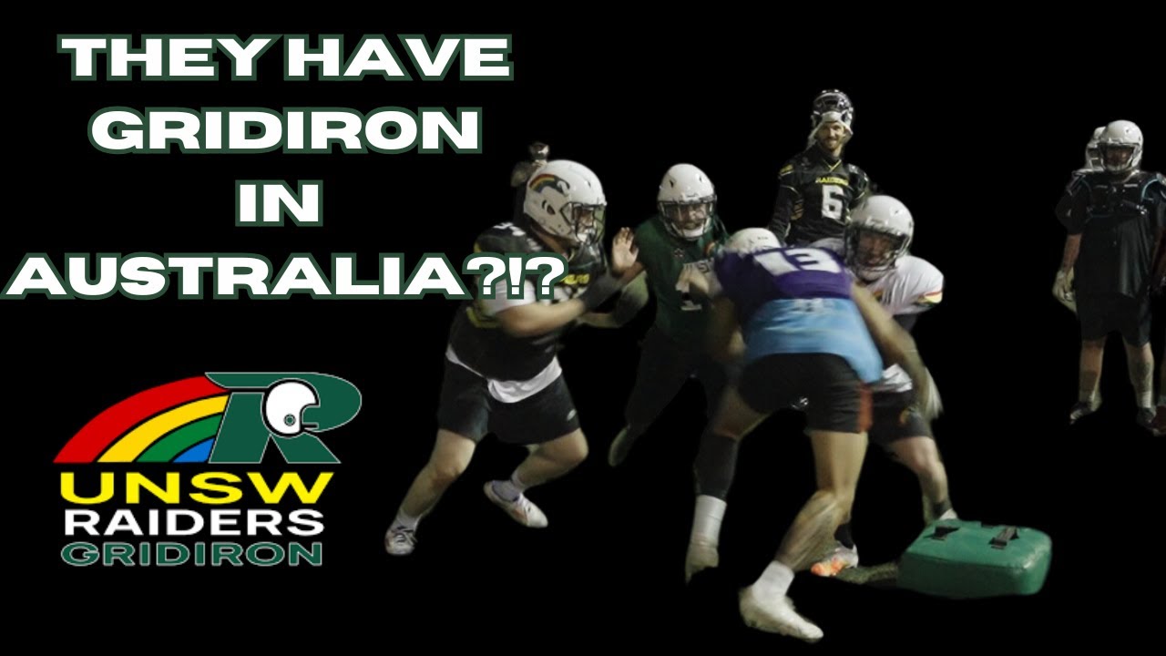 Gridiron in Australia? Troy Tries Gridiron with the UNSW Raiders - YouTube