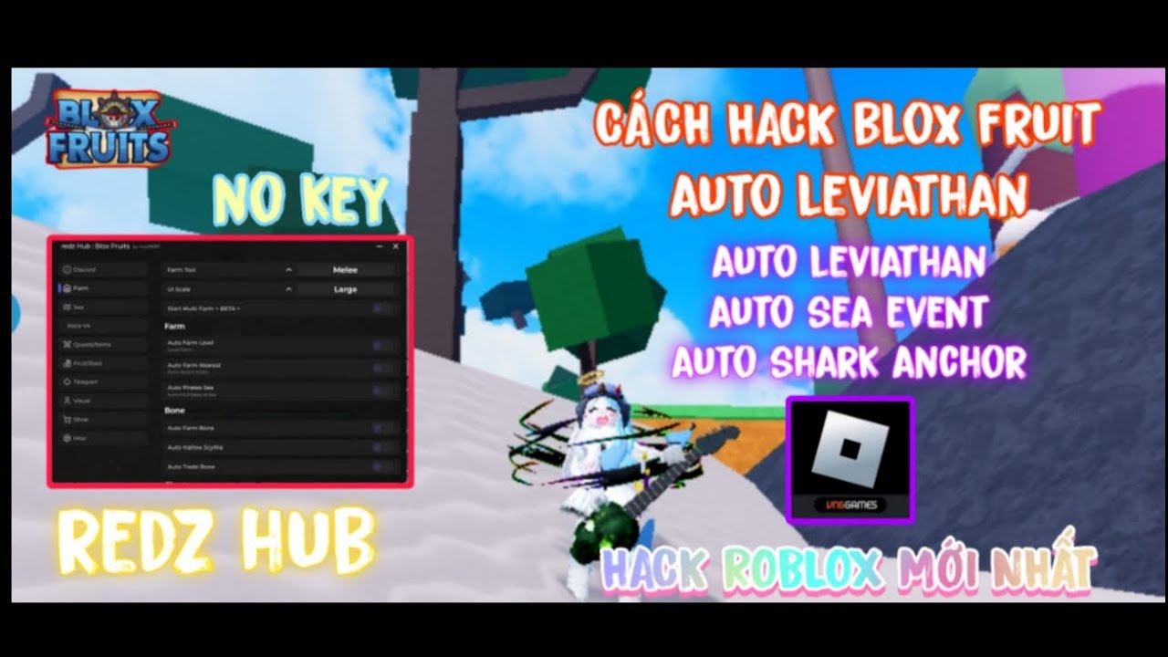 Cách Hack Auto Leviathan | Auto Cày Sea Event, Shark Anchor | Cách Hack Roblox Mới Nhất | Redz ...