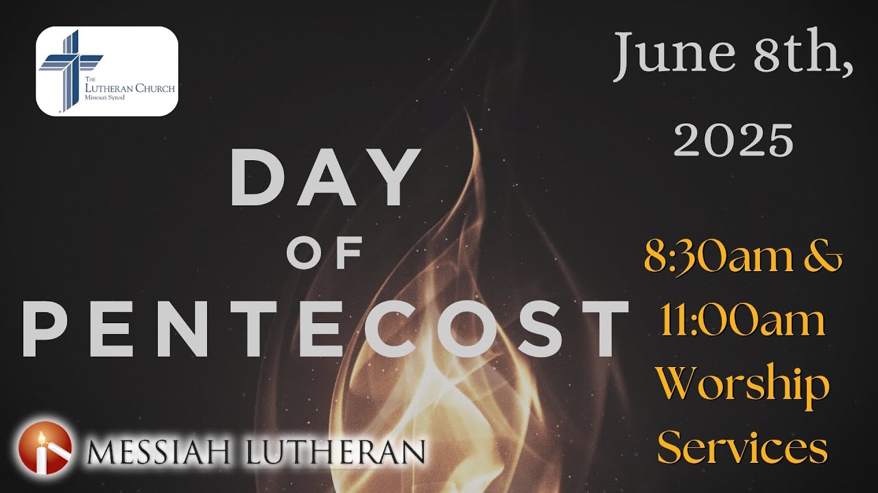 June 8th, 2025 - Pentecost Sunday Early Worship Service - YouTube